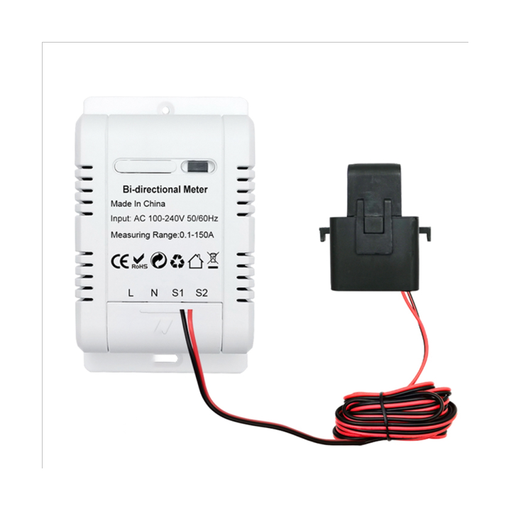 Tuya Bi Directional WiFi Energy Meter 150A Clamp Current Sensor ...