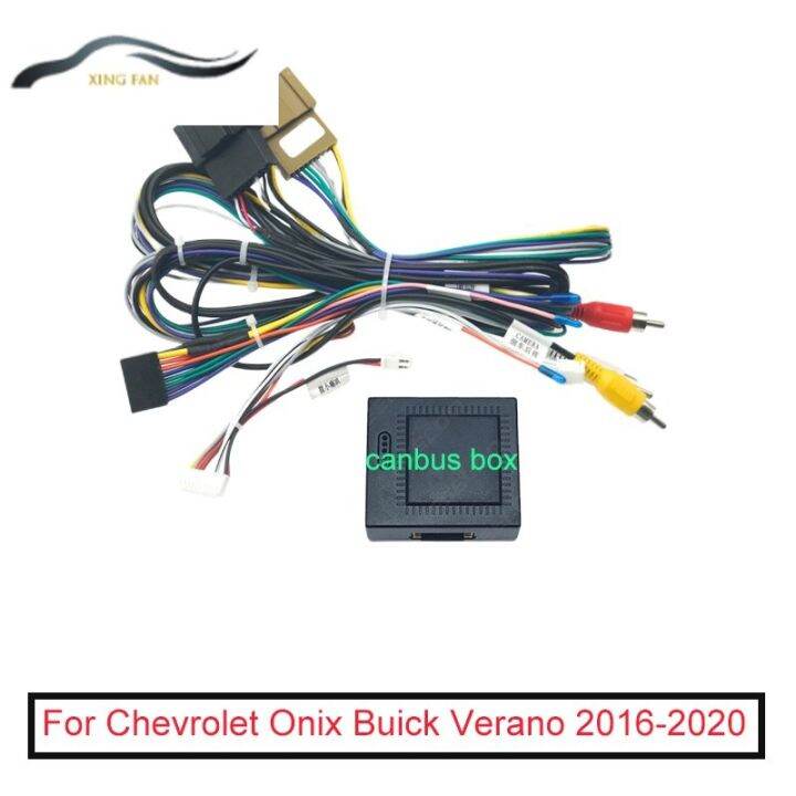 XINFAN Car 16pin Audio Wiring Harness With Canbus Box For Chevrolet ...