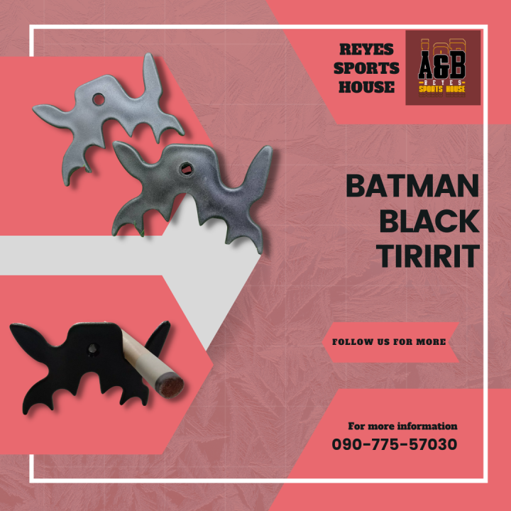 2 Pcs Batman Black Antler Head / Tiririt ng Bilyaran / Billiard ...