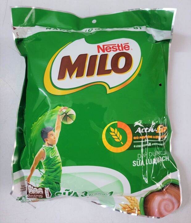 [Túi 330g] BỘT HÒA TAN SỮA LÚA MẠCH 3 in 1 MILO ACTIVE GO [VN] NESTLE ...