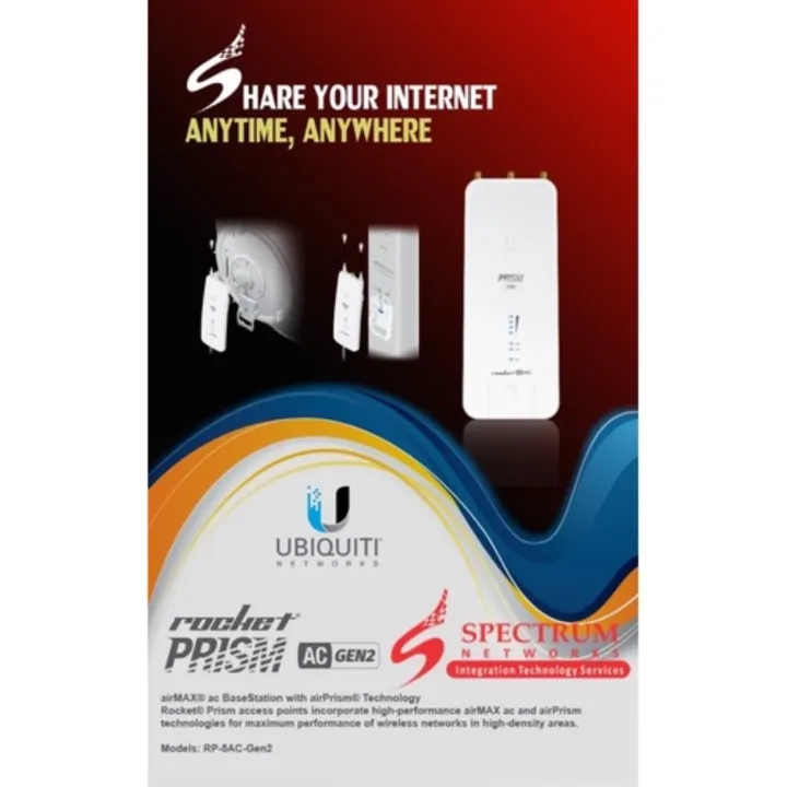 RP-5AC-Gen2 Rocket PRISM Gen2 AC AirMAX 5GHz GPS Sync ☁ | Lazada PH