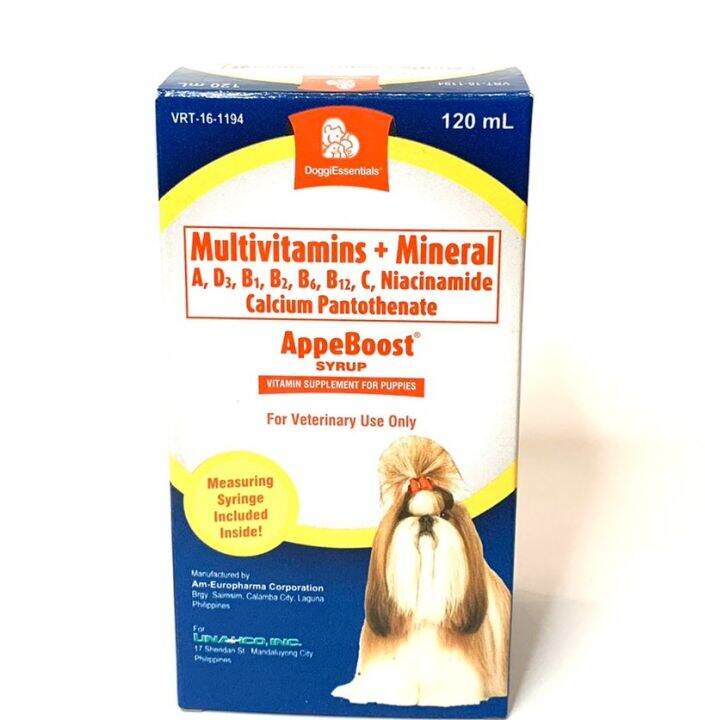 [CLR AGRIVET] APPEBOOST MULTIVITAMINS 120ML/ PET VITAMINS | Lazada PH