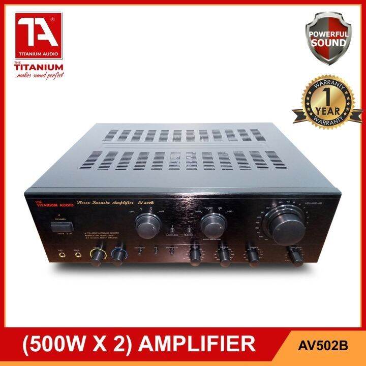 Titanium Audio Av 502B Amplifier / Karaoke Amplifier / Av 502 Amplifier ...