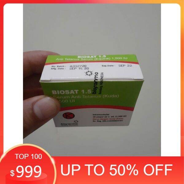 Biosat (anti tetanus kuda) | Lazada Indonesia