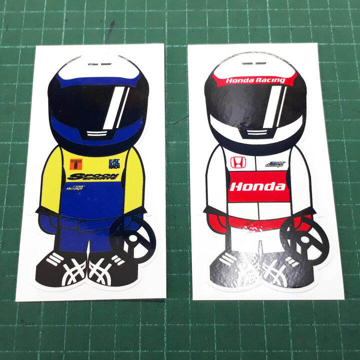 Spoon Sports & Honda cartoon mascot - sticker | Lazada