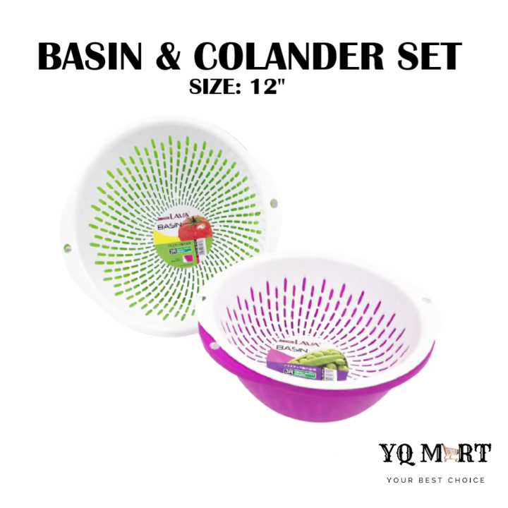 Vegetable Basin/ Round Basin/ Filter Basin/ Basin Sayur | Lazada