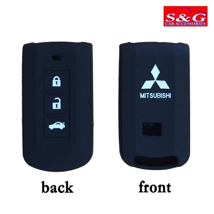 Silicon Car Key Remote Cover for Mitsubishi Montero Sport GLS / Mirage ...