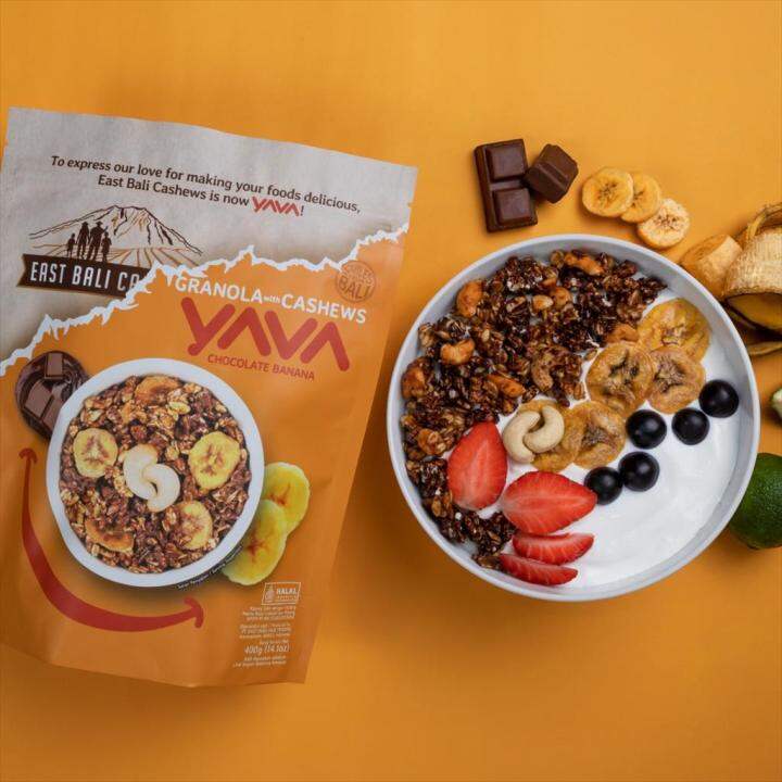 Granola Chocolate Banana 400g - YAVA By EAST BALI CASHEWS | Lazada ...