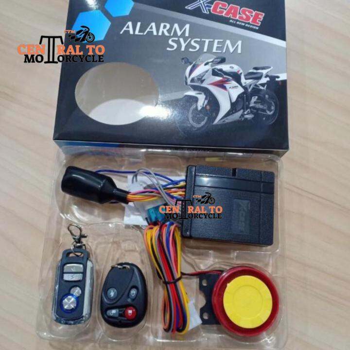 Alarm Motor Remote Control Alarm Sytem Motor Anti Maling - Xcase ...