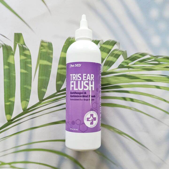 ผลิตภัณฑ์ทำความสะอาดหู สุนัขและแมว Tris Ear Flush Antifungal ...
