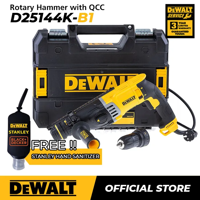 Dewalt D25144K 900Watt 28mm Rotary Hammer With QCC / Bor Bobok Beton ...