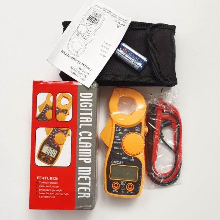 Tang Ampere MT87 Digital Amper MT 87 Clamp Meter Multitester Multi ...