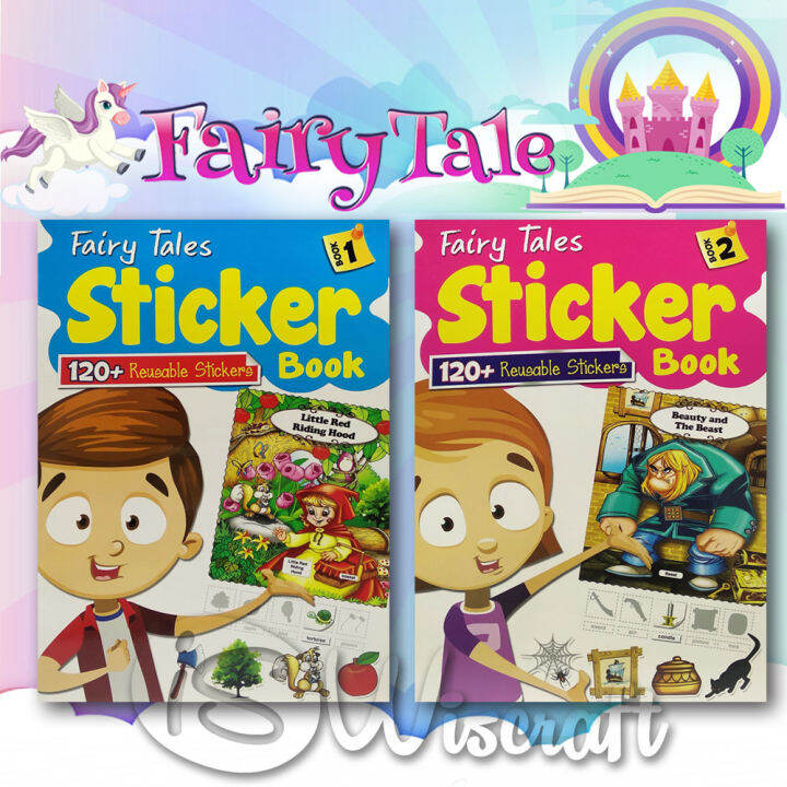 [IS] Fairy Tales Sticker Book | Lazada