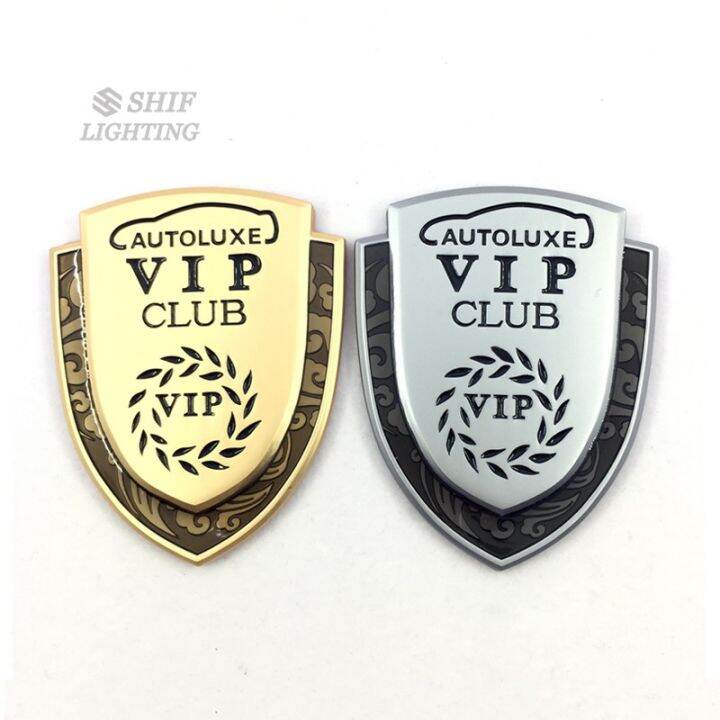 HYS 1 X Metal AUTOLUXE VIP CLUB Owners Logo Auto Side Rear Emblem ...