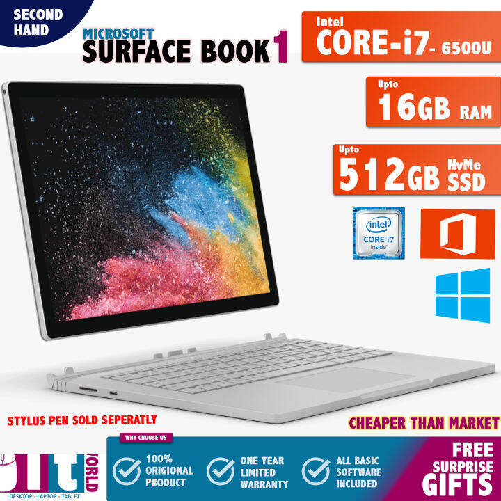 Microsoft Surface Book 1 - Enhanced Version - Core i7 | 16GB Ram ...