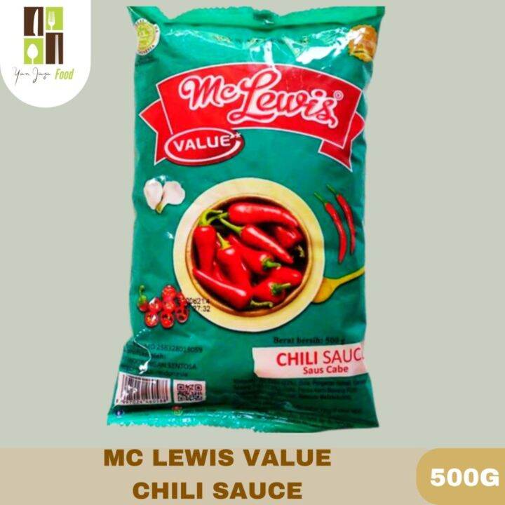 MC Lewis Chili Sauce/Saus Cabe/Tomato Sauce/Saus Tomat 500g | Lazada ...