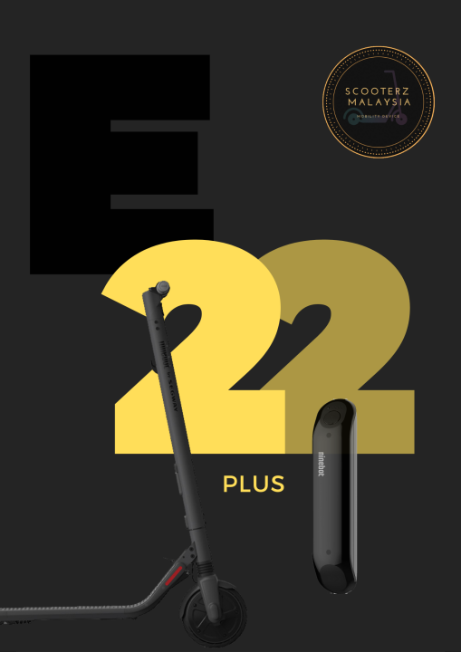 Segway Ninebot E22 (Plus) Electric Scooter (300W, 25kmh, 45km Range ...