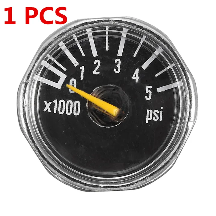 Type A：5000 PSI Mini Micro Paintball Air CO2 Tank Pressure Gauge 1/8NPT ...