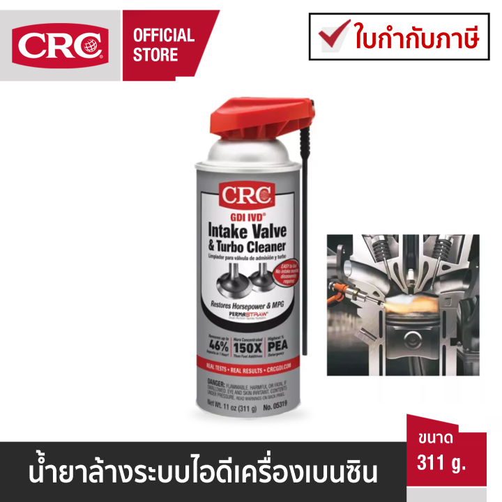 CRC GDI Intake Valve Cleaner นํ้ายาล้างระบบห้องเผาไหม้ เครื่องยนต์ ...
