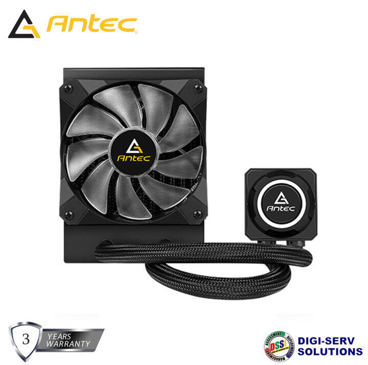 Antec Kühler K120 RGB All in One CPU Cooler, Effective Damage Prevention, Slim & Low-Profile CPU ...