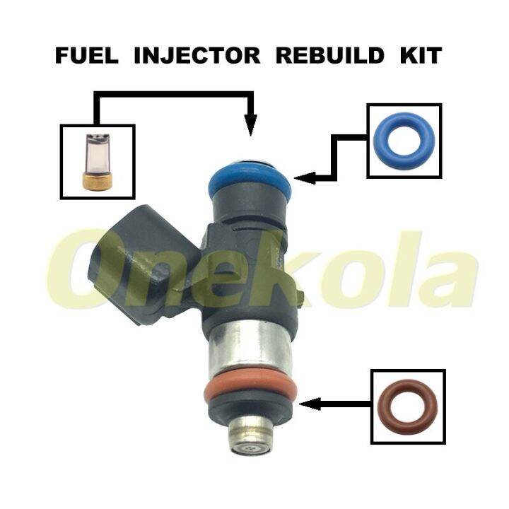 Fuel Injector Service Repair Kit Filters Oring Seals Grommets For Ford ...