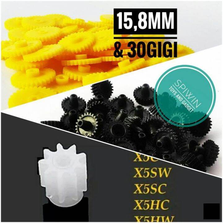 GIR TAMIYA HIGHT SPEED COUNTER SET 4:1 RATIO PINION SPUR GEAR SHAFT 30T ...