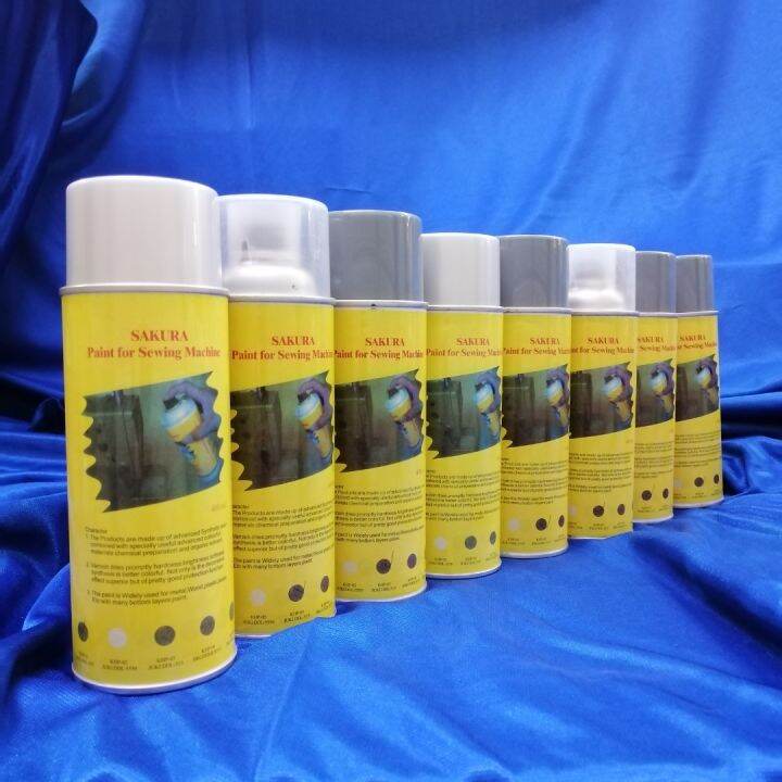 SAKURA SPRAY PAINT FOR SEWING MACHINE KHP-01, KHP-02, KHP-03, KHP-04 ...