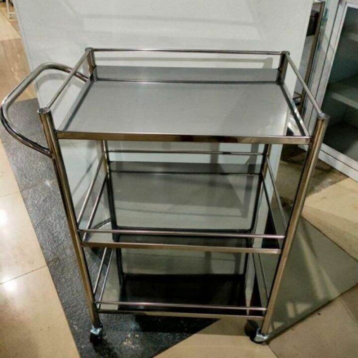 Troli Instrumen 3 Susun | Trolley Instrument 3 Rak | Trolly Medical ...