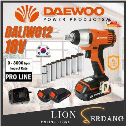 Daewoo DALIW012 Cordless Impact Wrench 18V | Lazada
