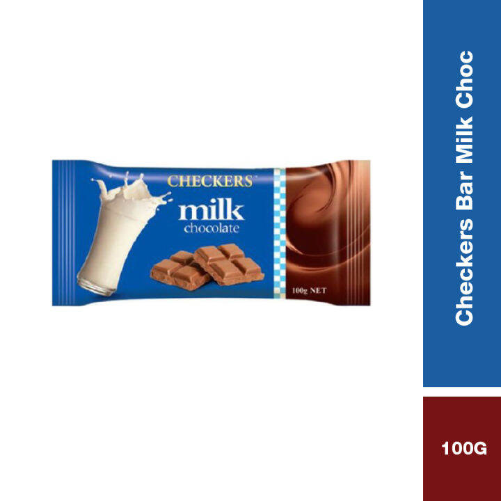 CHECKERS BAR 100G MILK CHOC / CHOCOLATE BAR | Lazada