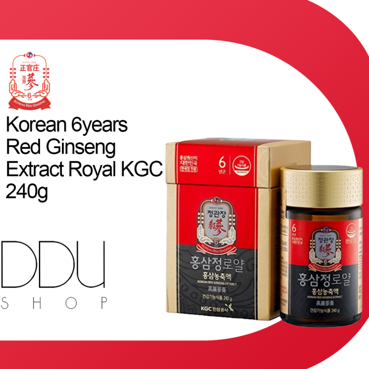 Cheong Kwan Jang Korean 6years Red Ginseng Extract Royal KGC 240g | Lazada