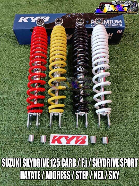 KYB REAR SHOCK ABSORBER 320MM SUZUKI SKYDRIVE 125 CARB/F.i / SKYDRIVE ...