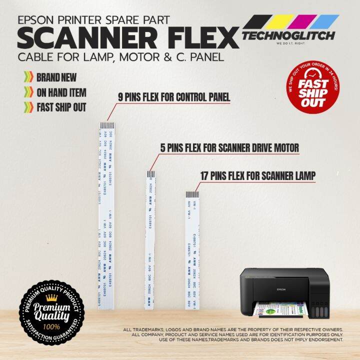 Scanner Flex Cable for Epson L3110 L3210 17 pins 9 Pins 5 Pins | Lazada PH