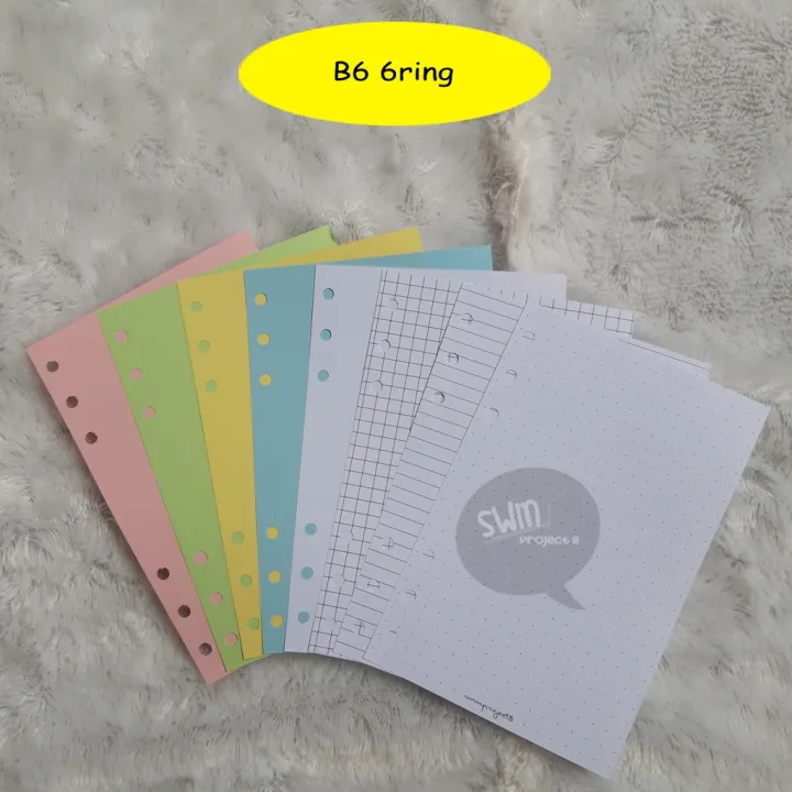 Isian Binder B6 6ring potrait - isi binder refill loose leaf kertas ...