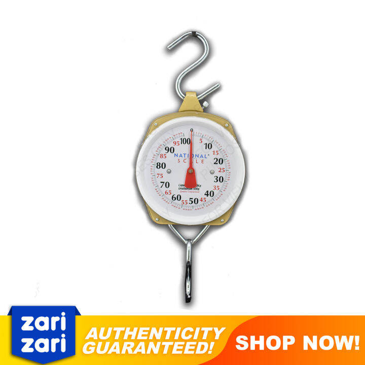 National Scale Brand 100kg Hanging Hook Scale | Lazada PH