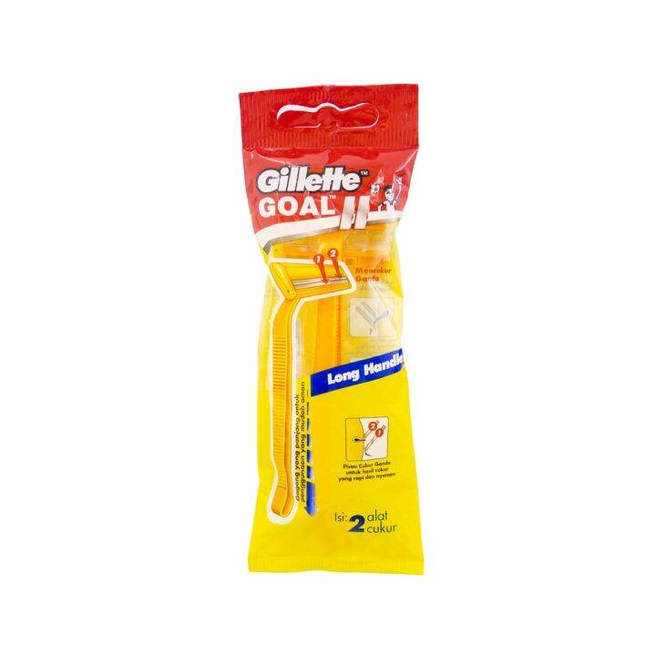 Gillette Razor Goal Ii Yellow 2'S / pisau cukur | Lazada Indonesia