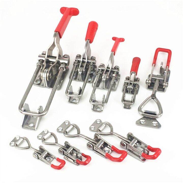 304 สแตนเลสสตีล Fast Fixture Clamping Device Door Clamp Box Buckle ...