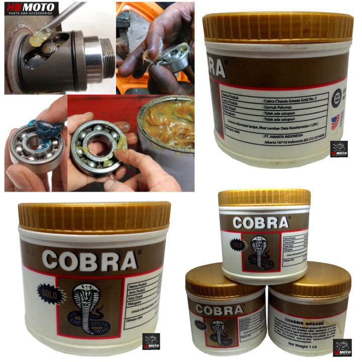 Minyak Gemuk COBRA CHASSIS GREASE GOLD N0 3 / MINYAK GEMUK / GEMUK ...