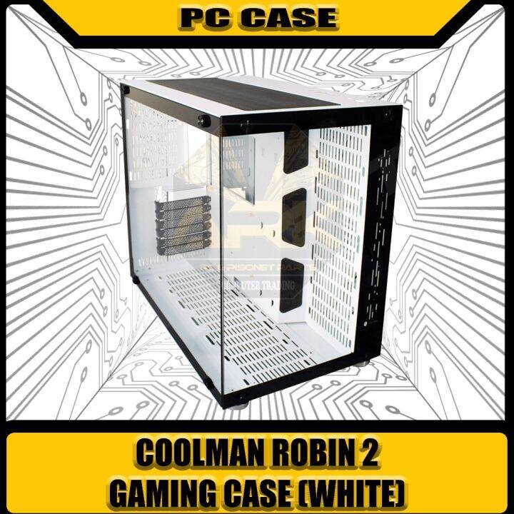 【COD】 Coolman Robin 2 White Gaming Case | Lazada PH