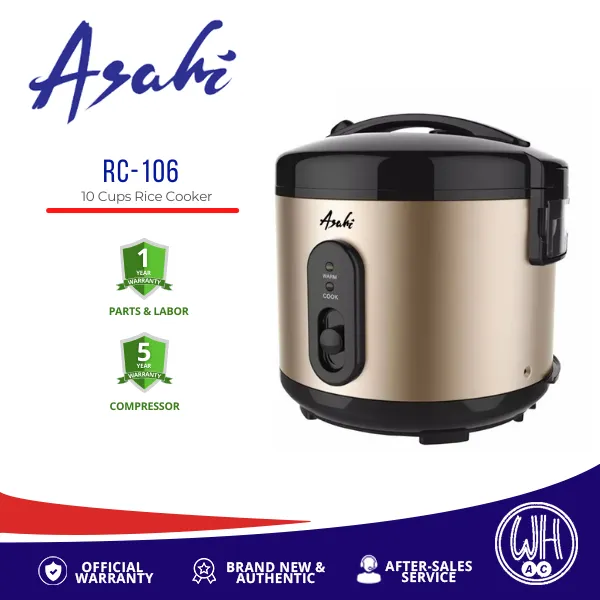 Asahi RC-106 10 Cups Rice Cooker | Lazada PH