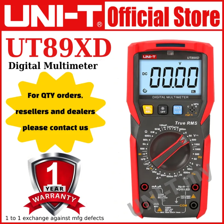 Uni T Ut89x Ut89xd Digital Multimeter Lazada