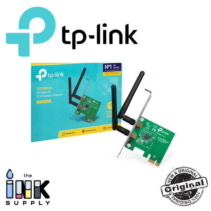 TP Link 300 Mbps Wireless N PCI Express PCIE Adapter Wifi Card TL ...