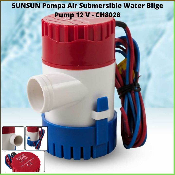 COD SUNSUN Pompa Air Submersible Water Bilge Pump 12 V CH8028 / Pompa ...