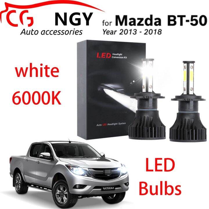 For Mazda BT50 2013-2018 (Head Lamp) - LED Headlight Bulbs 12-24V 6000K ...