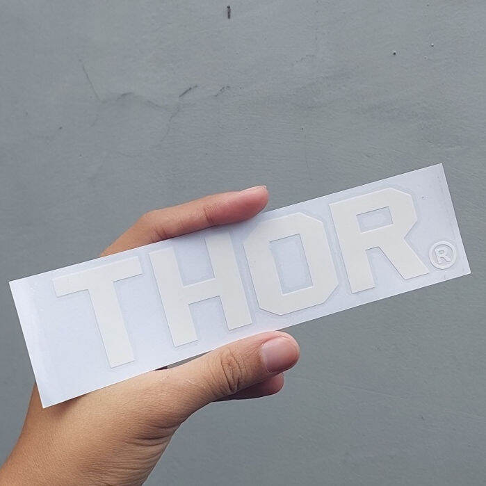 THOR Vinyl White Sticker Decal Waterproof Storage Box Stickers | Lazada PH