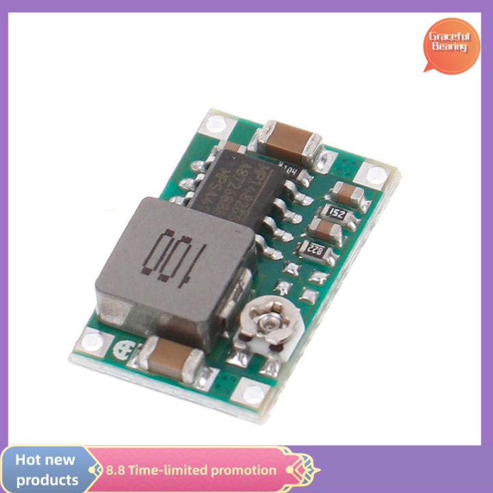 Graceful 3A MINI DC-DC STEP DOWN CONVERTER VOLT REGULATOR 5V-23V TO 3.3V 6V 9V 12V | Lazada PH