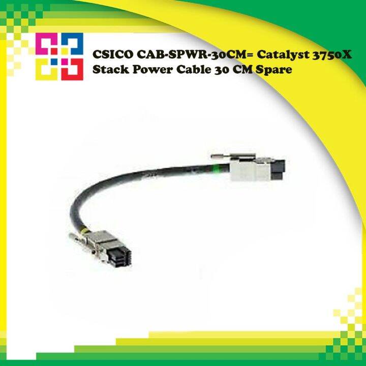 CISCO CAB-SPWR-30CM= Catalyst 3750X Stack Power Cable 30 CM Spare | Lazada.co.th