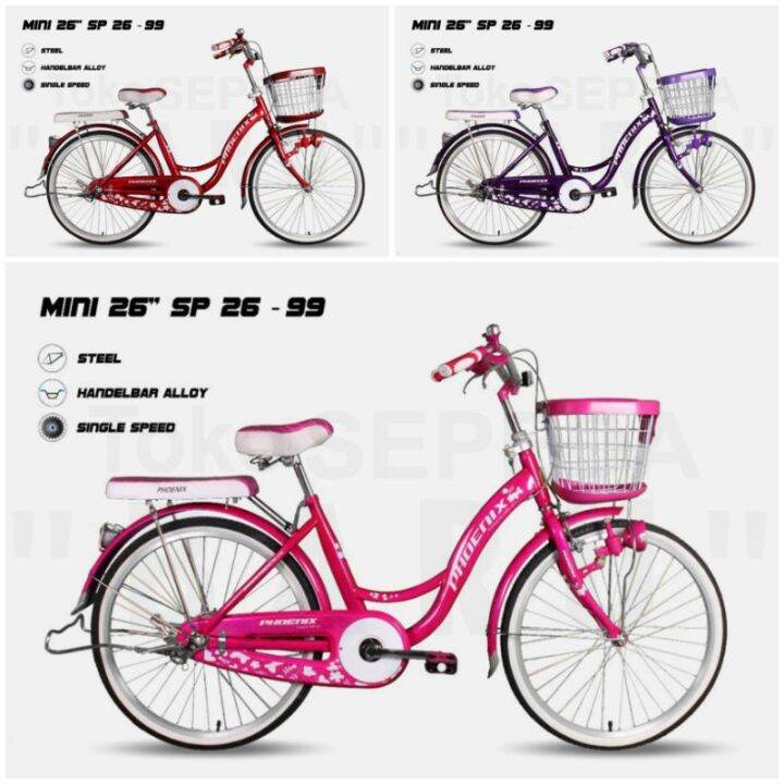 TB - Sepeda Mini PHOENIX SP 26-99 Ukuran 26 inch | Lazada Indonesia