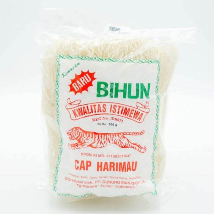 Tiger brand Bihun harimau Biehun mihun mie putih Medan 300 gr | Lazada Indonesia