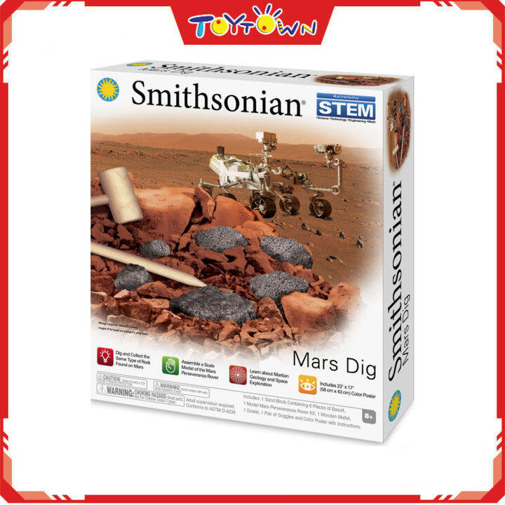 Smithsonian - Mars Dig: Mars Perseverance Rover Kit STEM | Lazada PH